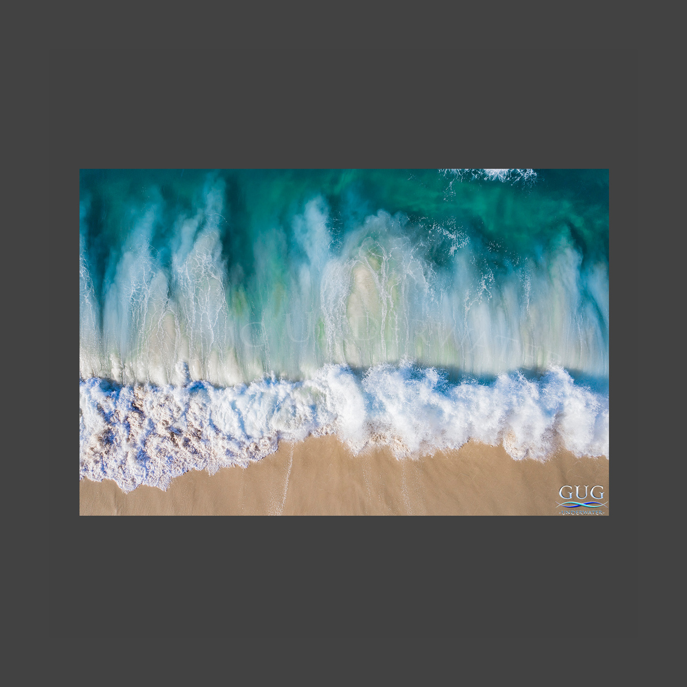 Riptide Ocean Beach Wave Wall Art | Gug Underwater